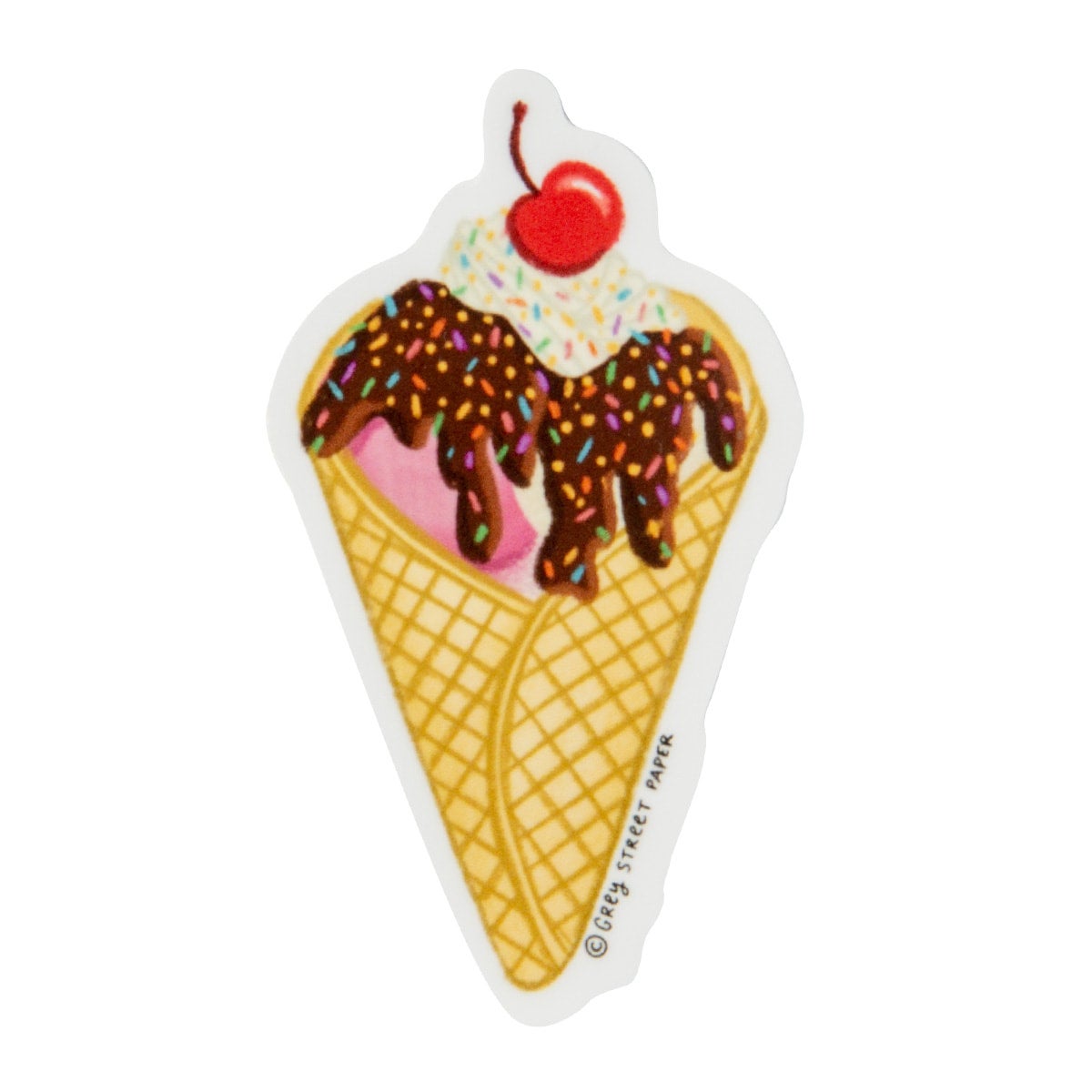 Ice Cream Sticker | Wells Visitor Center & Ice Cream Parlor | Ice Cream ...