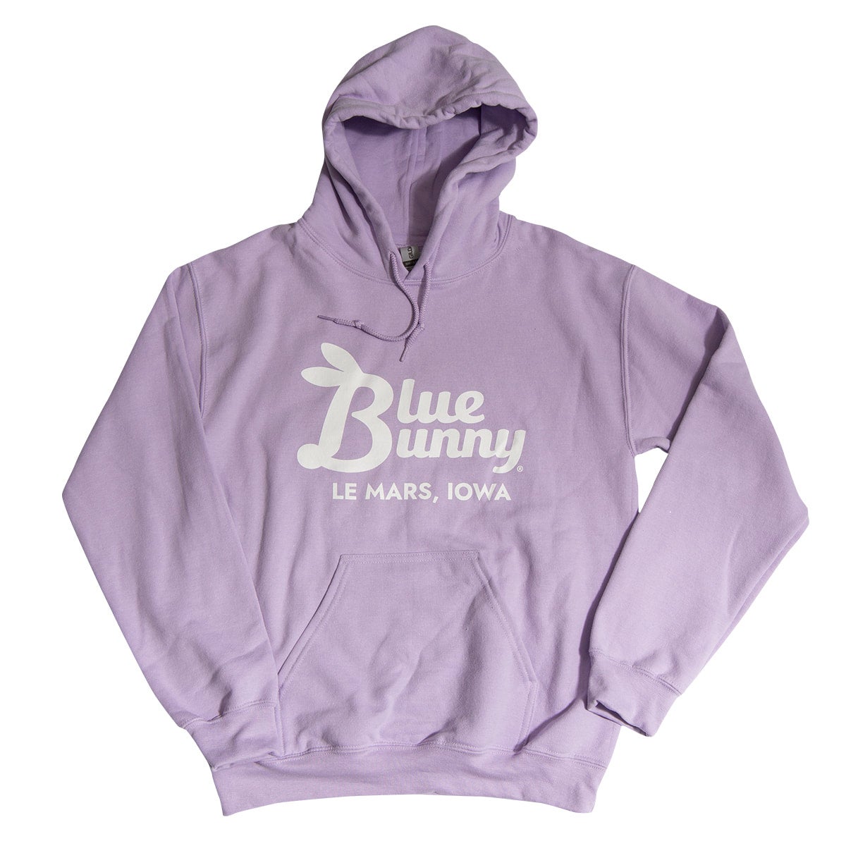 Blue Bunny Logo Hoodie in Orchid | Ice Cream Parlor