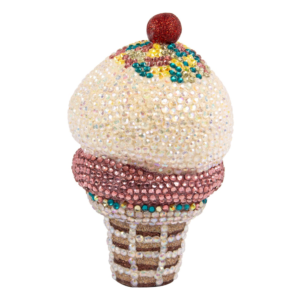 Jeweled Ice Cream Cone Object | Ice Cream Parlor