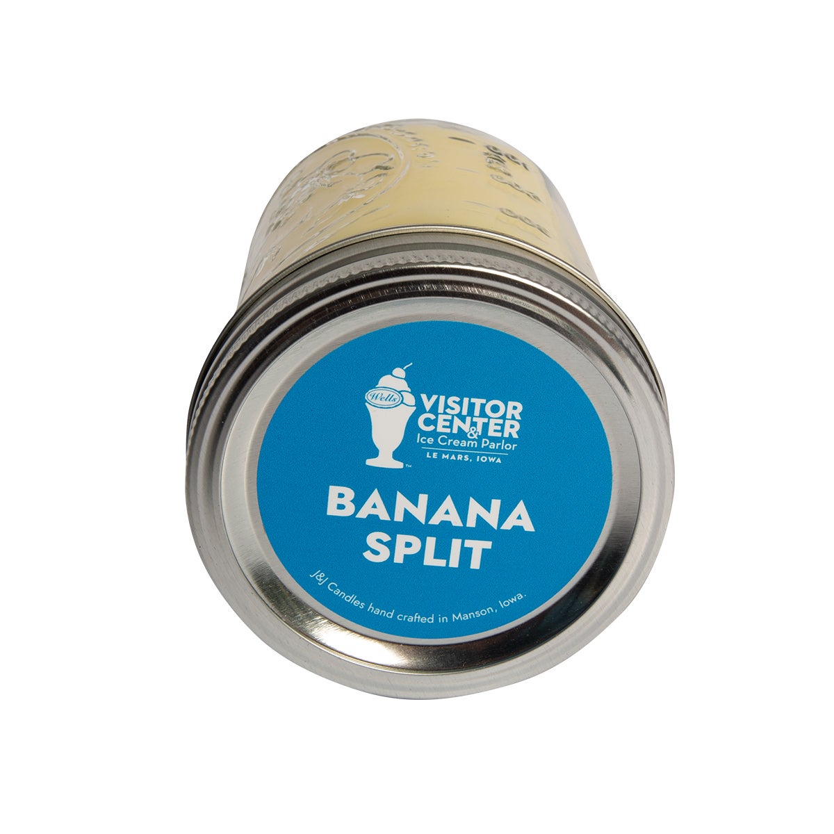 16 Oz Banana Split Candle | Ice Cream Parlor